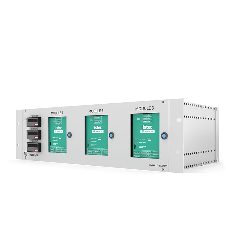Istec SpeedSys 19" rack - Overspeed Detection System — Istec